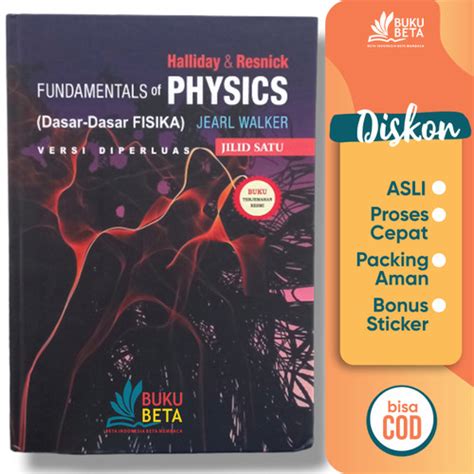Jual Fundamentals Of Physics Dasar Dasar Fisika Jld 1 David Halliday