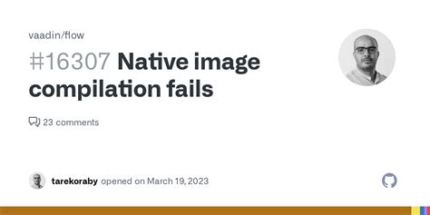 Native Image Compilation Fails Issue Vaadin Flow GitHub