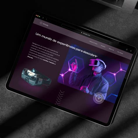 Landing Page Virtual Reality Ui Design Behance
