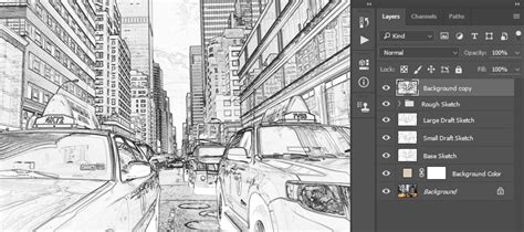 How To Create A Sketch Effect Action In Adobe Photoshop Via Psdtuts Arjen Roos Art