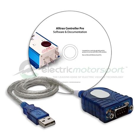 Programming Kit For Alltrax Axe And Dcx Controllers Usb Rs232