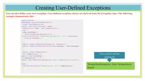 Exception Handling In C Pptx