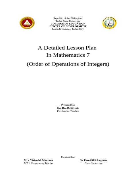 6 order of operations of integers pdf subtraction elementary