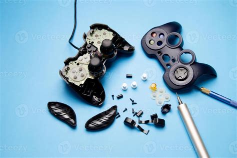 Game Joystick Disassembly And Maintenance Stock Photo At Vecteezy