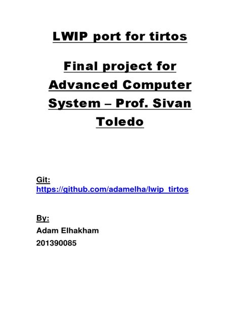 lwip port download free pdf port computer networking network socket