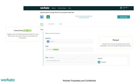 DocParser And Workato Move Data From PDFs Into Your Apps Seamlessly Workato Product Hub
