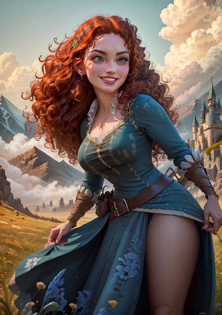 Aesthetic Wallpaper Realistic Disney Princess Merida From Brave Artofit