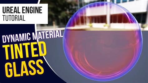 ue5 l color tinted glass material l tutorial l unreal engine 5 youtube