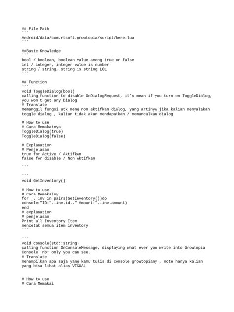 Learning Lua Translate Baru Setengah Pdf