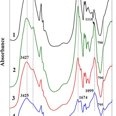 Ftir Spectra Of Pam Sio 2 Oic Hydrogels At Different Sio 2 Content Download Scientific Diagram