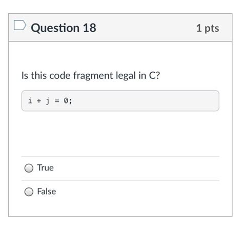 solved question 11 2 pts in the c programming language what