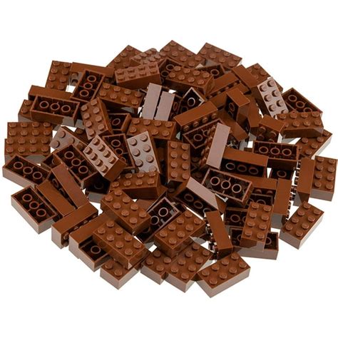 Strictly Briks Classic 96pc 2x4 Brown Building Brick Play Set