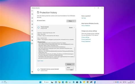 How To Allow Blocked File Or App On Microsoft Defender Antivirus Pureinfotech