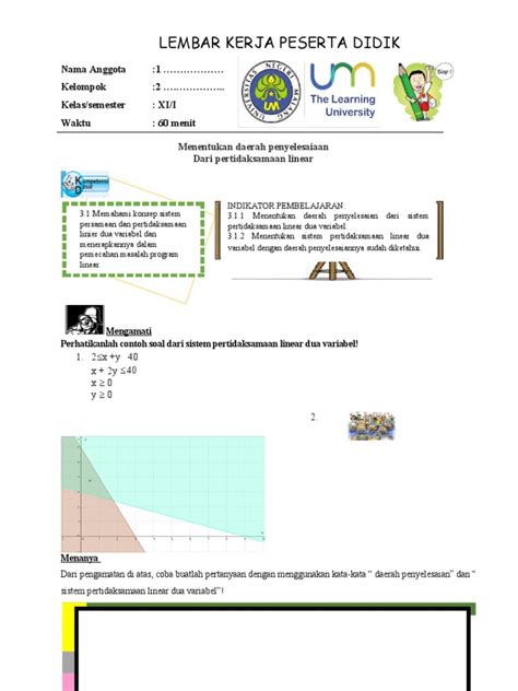 Lkpd Program Linear Pdf