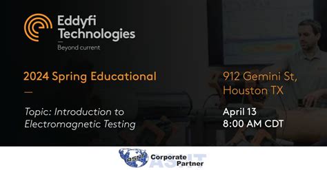 Eddyfi Technologies Sur Linkedin Spring Educational — Greater Houston