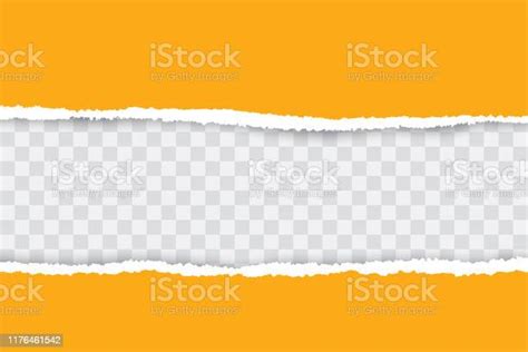 텍스트의 투명도가 있는 노란색 찢어진 용지 배경입니다 0명에 대한 스톡 벡터 아트 및 기타 이미지 0명 가장자리 공란
