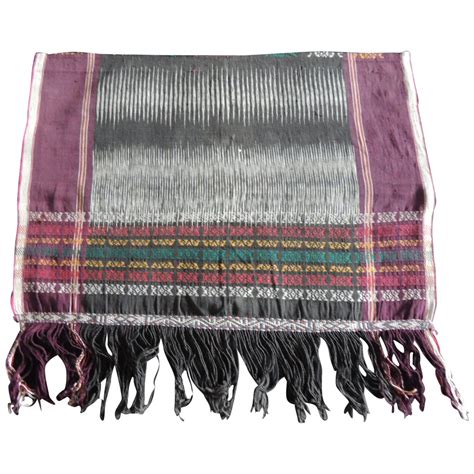 Framed Antique Asian Woven Ikat Textile Tnalak At 1stdibs