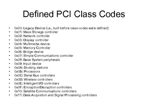 Device Discovery An Introduction To The Pci Configuration