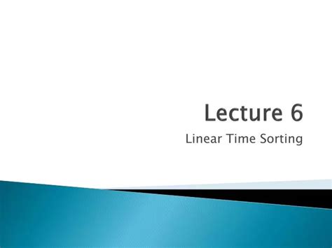 Ppt Lecture 6 Powerpoint Presentation Free Download Id4442843