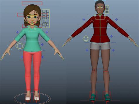 D Character Rig In Maya For Animation Unreal Or Unity Upwork