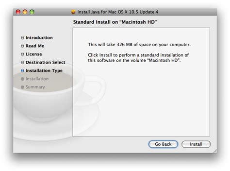 os x java update failed