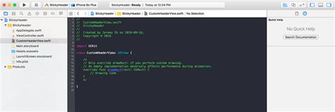 Creating A Sticky Header For A Uitableview By Jeremy Sh Medium