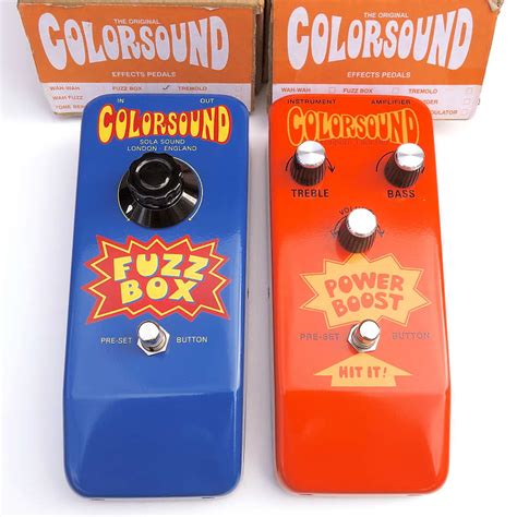 Vintage 1996 Colorsound Sola Sound Dick Denney Original V1 Reverb