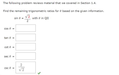 Solved The Following Problem Reviews Material That We
