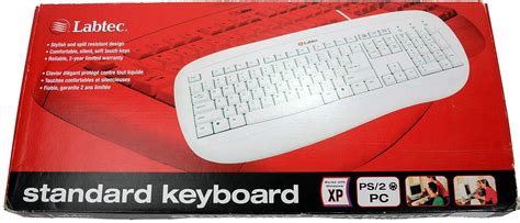 Labtec Standard Keyboard Ps2 Spill Resistant Keyboards Au