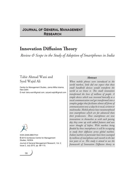 article 8 tahir ahmad wani and syed wajid ali pdf innovation
