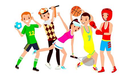 Sport Cartoon Vector Art Icons And Graphics For Free Download