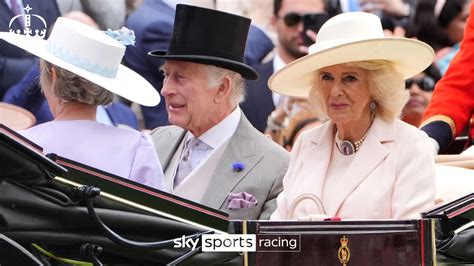 Royal Ascot King And Queen Lead Royal Procession On The Fifth And Final Day At Ascot Racing