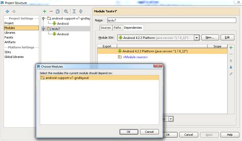 Android 如何将 Androidsupportv7widgetgridlayout 添加到 Intellijidea