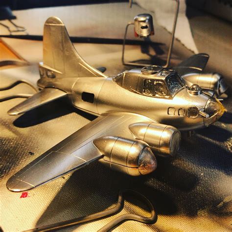 Next Up In My Mini Meng Army B17 In Silver Long Ways To Go R