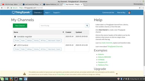 Led Control Via Thingspeak Server Using Nodemcu Esp8266 Proje
