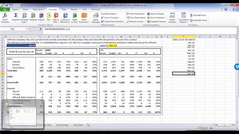 Automation Of A Profit And Loss Statement With Excel VBA YouTube