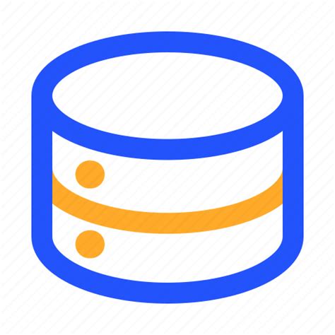 database hosting network server data storage icon download on