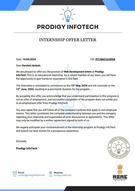 Harshini Reddy On Linkedin Happy To Inform You All That I Have Got A Web Development Internship At