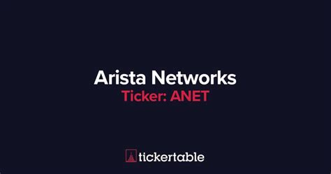 What Does Arista Networks Do
