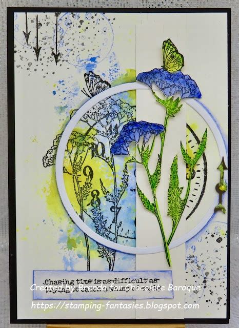 Floral Fantasies Going Round In Circles