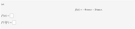 solved let f x 6sinx 4cosx f′ x f′ 47π let