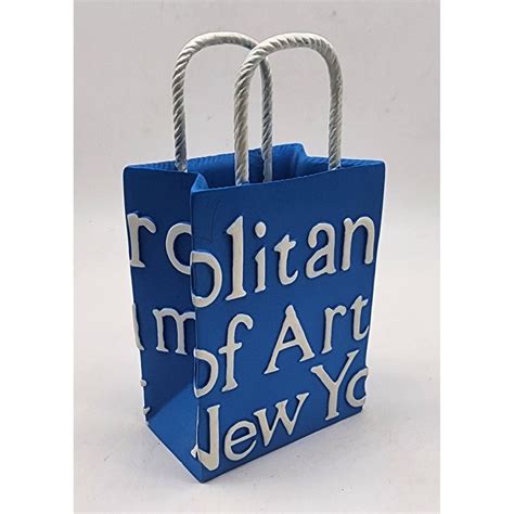 Metropolitan Museum Of Art Rudy Deharak Blue And White Resin Mini Met