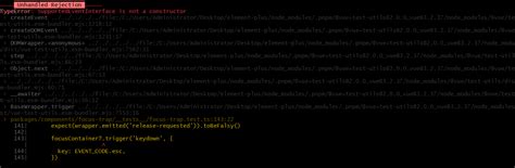Bug Report 执行pnpm t 许多测试用例fail Issue element plus element plus GitHub