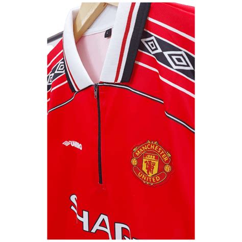 David Beckham 1998 99 Manchester United Home Jersey Red Ogasports