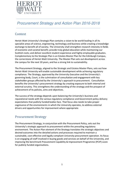 9 Procurement Strategy Plan Examples To Download