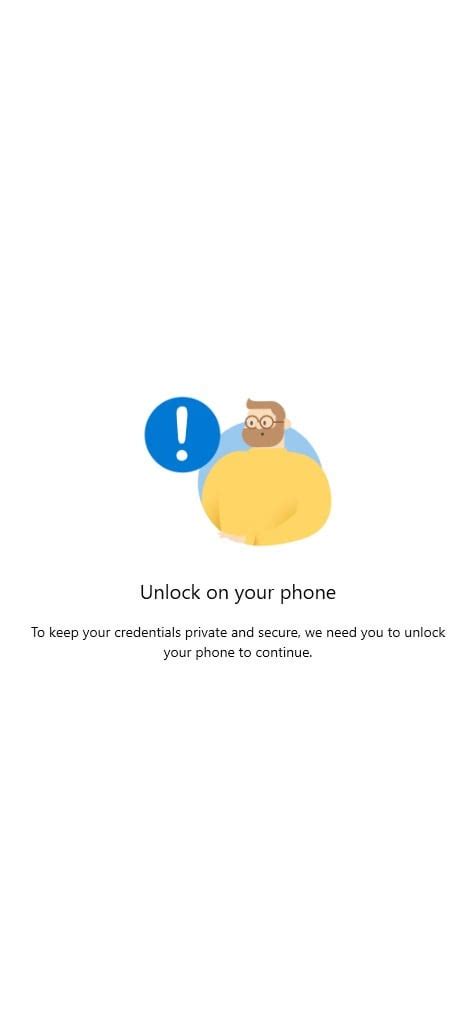 do you get the same message to unlock your phone with phonelink after
