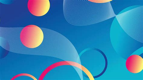Abstract Minimal Gradient Geometric Circle Background 34038876 Vector