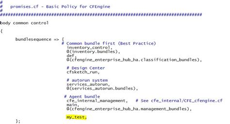 a system engineer s notes getting started with cfengine part 5