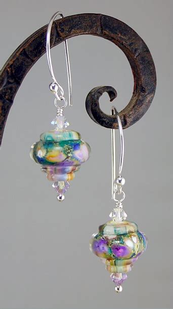 Avery Pierce‎ Drop Earrings Jewelry Lampwork Beads