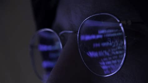 Premium Stock Video Close Up Of Programmer Hacker Working On Computer